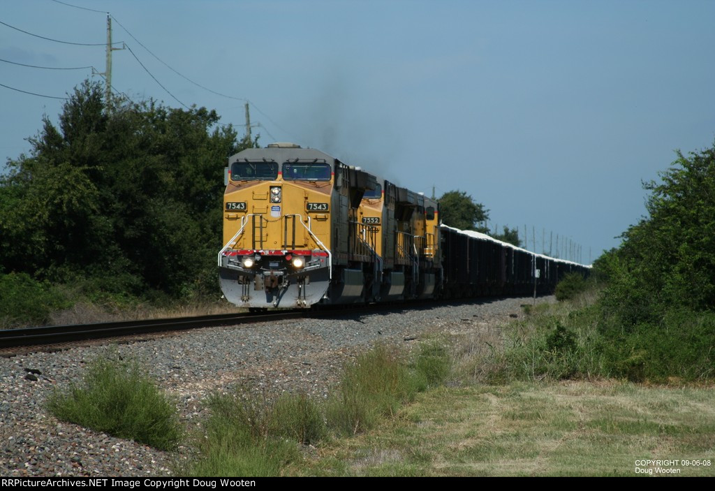 UP Loaded Rock Train